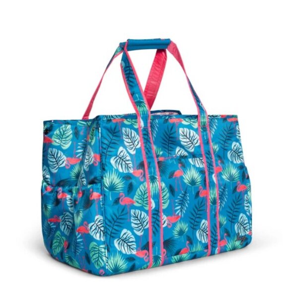lug | Bags | Lug Rover Xlarge Carryall Tote Flamingo Blue Tropical ...